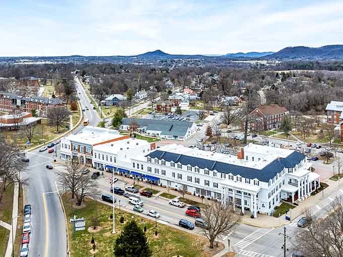 Those rolling Appalachian ridges frame a town where culture thrives and your bank account actually gets to breathe.
