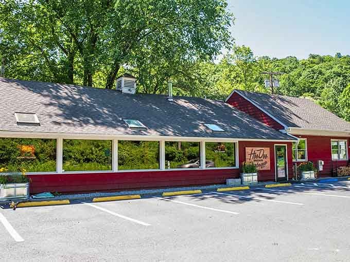 That cheerful red building on Ethan Allen Highway is hiding something extraordinary inside, and you need to know about it.
