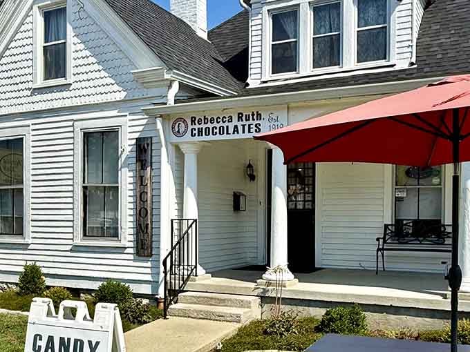 This charming white house in Frankfort holds more sweet history than you'd ever expect from the outside.