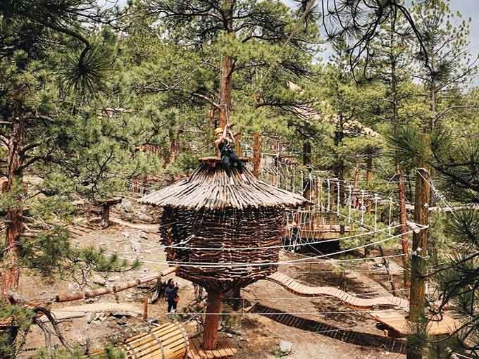 Zip lining through the Colorado pines, because your couch will still be there when you get back.