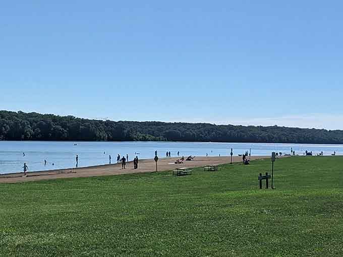 Acton Lake stretches out like nature's own infinity pool, minus the overpriced cocktails and crowded lounge chairs.