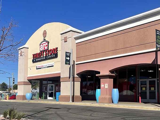 That distinctive arc sign beckons bargain hunters like a lighthouse guides ships to shore&mdash;your treasure hunt starts here.