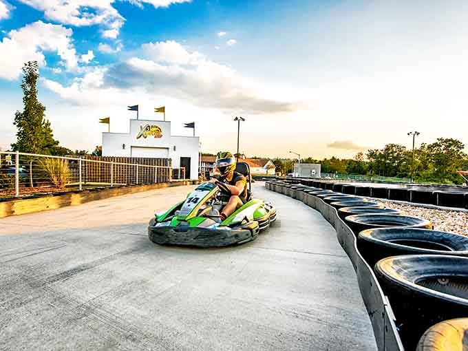 The track stretches out like an open invitation, and your inner race car driver is already saying yes.