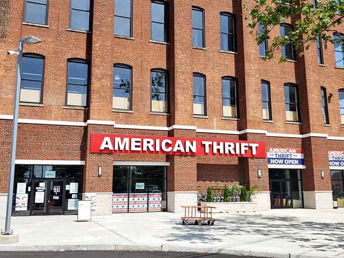 Housed in a gorgeous old brick building, American Thrift proves that great finds come in seriously impressive packages.
