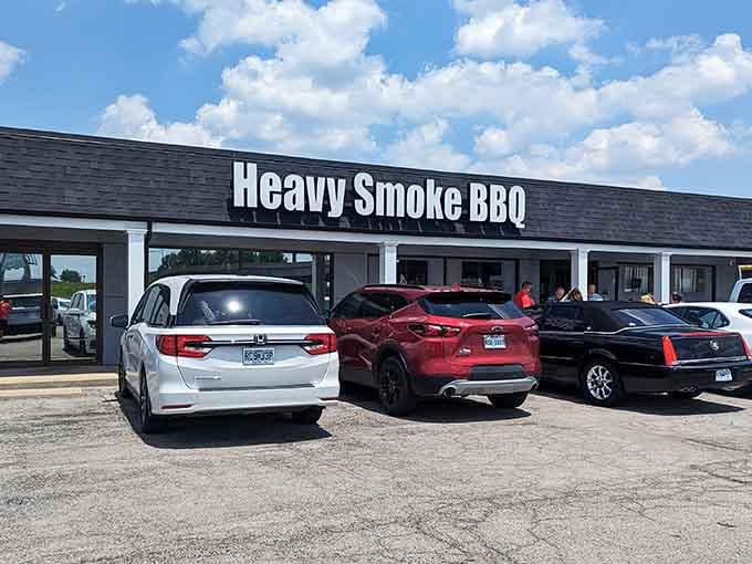 When the parking lot looks like this, you know you've found the place everyone's been talking about.