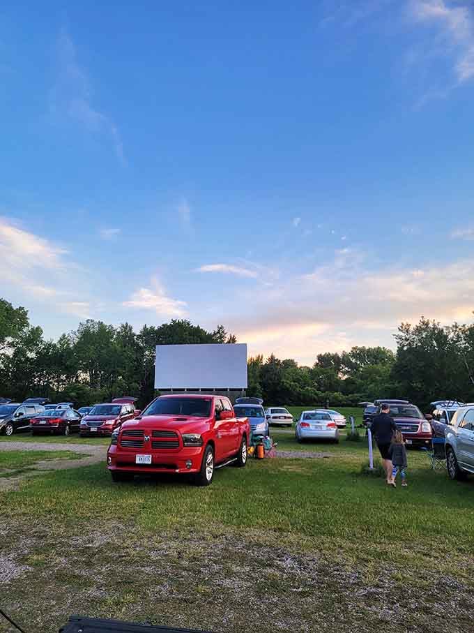 The Big Sky Twin Drive-In Theater proves that sometimes the best seat in the house is actually a car seat.