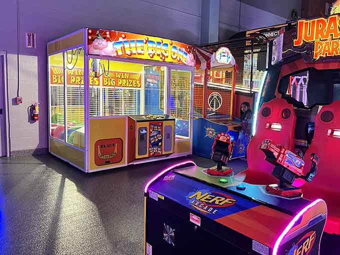 Neon lights, arcade machines, and zero judgment &mdash; this Maryland gem is pure, unfiltered joy.