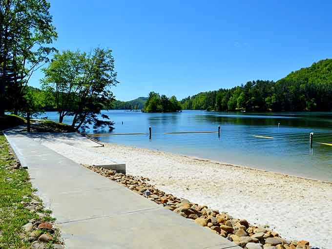 Sandy shores meet mountain skies, proof that North Carolina never does anything halfway.
