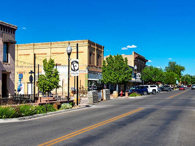 Downtown Fruita's brick buildings prove that small towns still know how to dress up nicely.