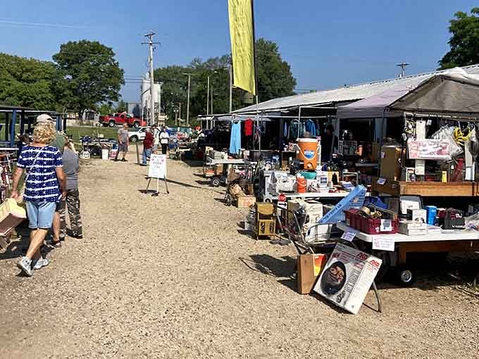 Rows of treasures stretch as far as the eye can see, and yes, that old radio might be exactly what you never knew you needed.