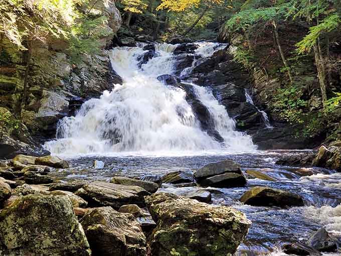 When the falls are running strong, you'll understand why water has been carving landscapes since forever.