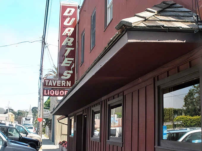 On a sunny Pescadero day, Duarte's Tavern looks exactly like the kind of place that changes your afternoon plans permanently.