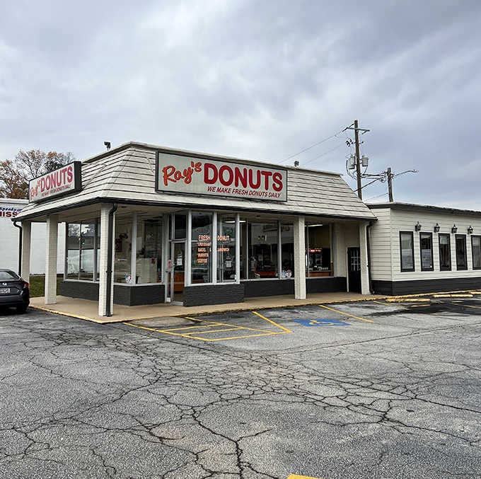 The modest storefront hides a morning ritual that locals have quietly perfected while the rest of us slept in.