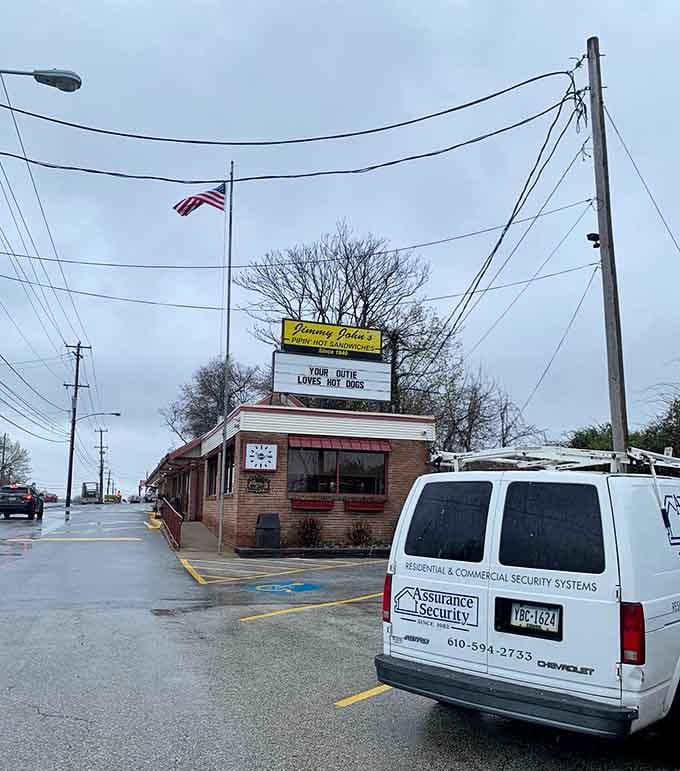 That brick exterior has witnessed more American history than most textbooks, and it's still serving lunch daily.