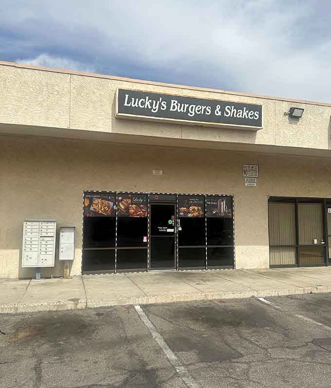 Don't let the strip mall fool you, Lucky's Burgers & Shakes is hiding something truly spectacular inside.