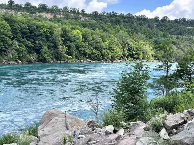 That blue-green water isn't a screensaver. It's the real, jaw-dropping Niagara River waiting for you.