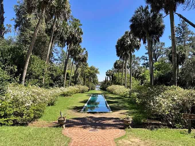 That reflecting pool isn't showing off, it's just naturally this stunning and knows it.