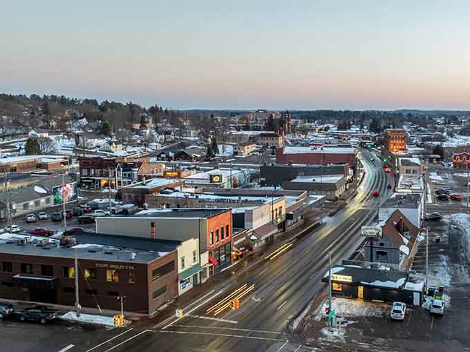 Brick buildings, wide streets, and honest living, Iron Mountain's downtown says everything without saying a word.
