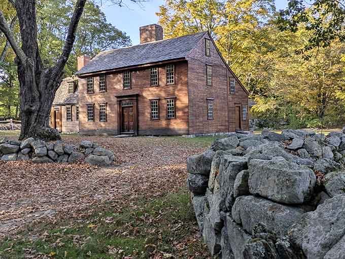 Colonial architecture that's stood the test of time, stone walls and all, waiting to tell its revolutionary tale.