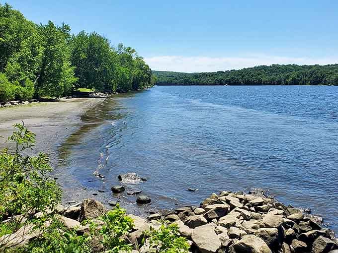 The Connecticut River showing off again, because apparently being this gorgeous just comes naturally to it.