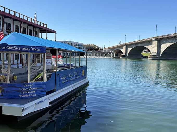 The Kon Tiki Canyon Cruiser is your ticket to Lake Havasu's most breathtaking views.