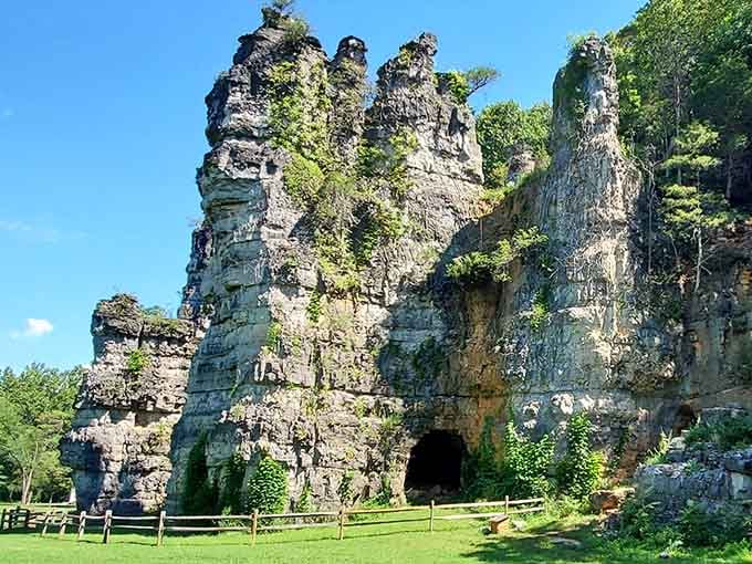 Those limestone towers rising 120 feet aren't special effects, they're the real deal waiting in your backyard.