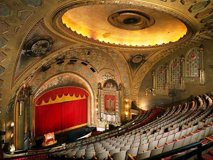 A movie palace so breathtaking, even the ceiling deserves its own standing ovation.