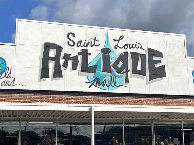 That bold hand-painted sign isn't just a landmark, it's a promise of thousands of affordable finds waiting inside.