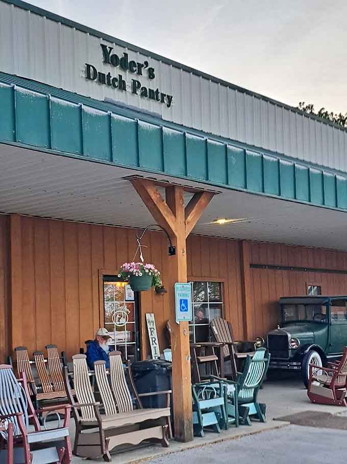 A green-roofed gem hiding in plain sight, Yoder's Dutch Pantry in Grifton proves good things come in unassuming packages.