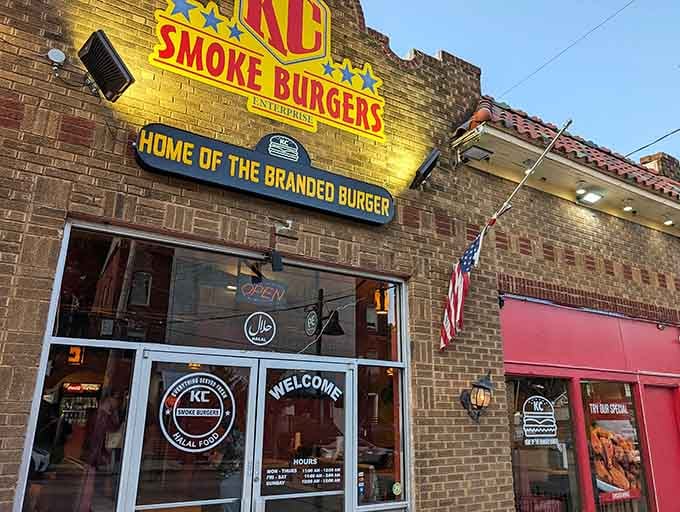 That yellow sign isn't just advertising; it's making a promise your stomach will want to keep.