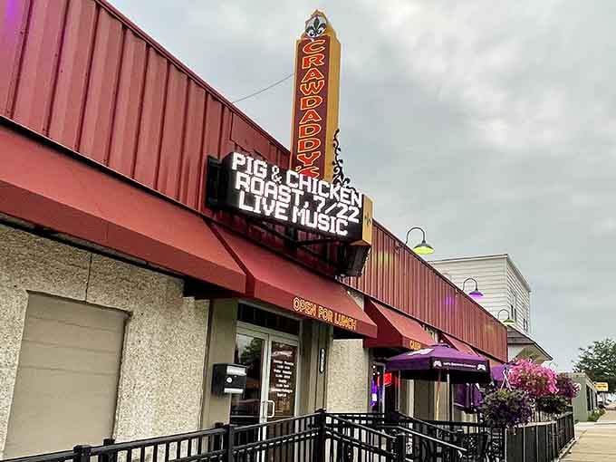 That glowing sign isn't just a landmark, it's a delicious promise waiting to be kept.