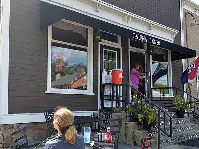 That classic diner exterior promises exactly what's inside: honest food served without apology or pretense.