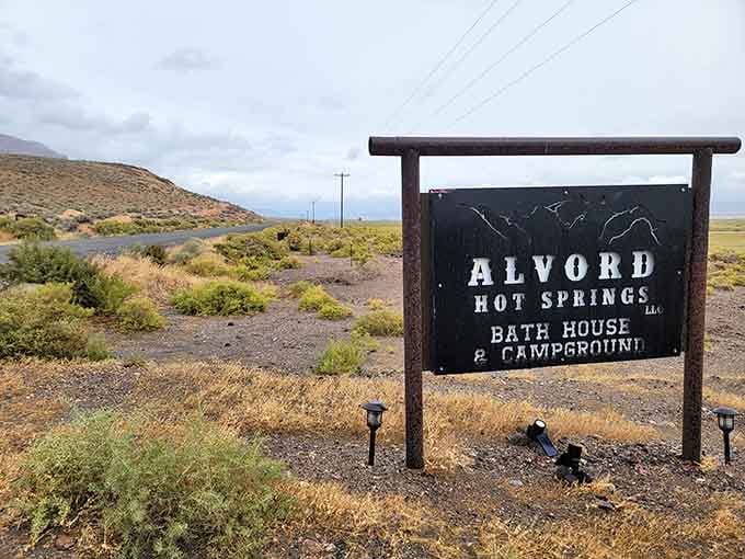 The sign that tells you the long drive was absolutely, completely, one hundred percent worth it.