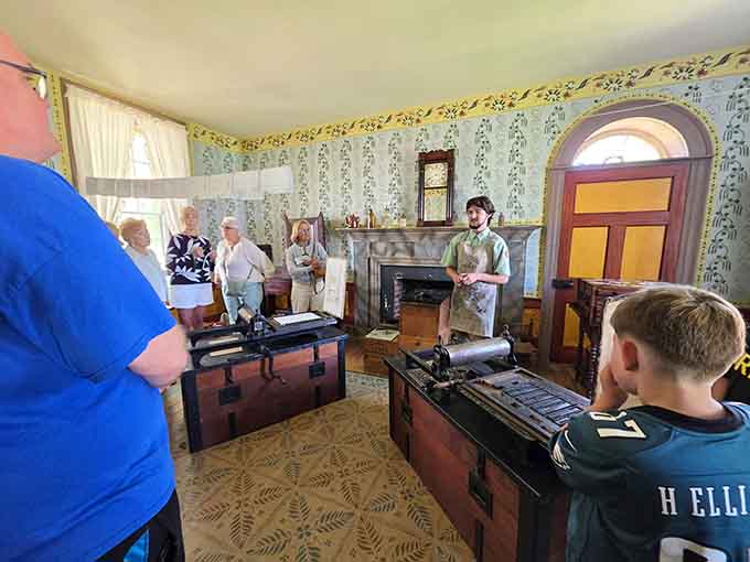 When a ranger starts talking in a room this historically charged, you put your phone away and actually listen.
