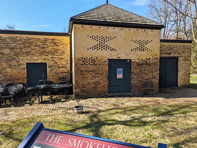 The Smokehouse still stands like it has something important to say and absolutely no intention of leaving.