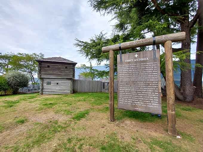 Fort Astoria marks where Pacific Northwest history began, standing humble yet significant in the town's fabric today.