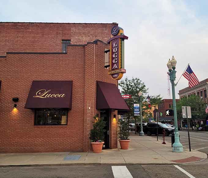 Lucca Downtown brings Italian warmth and serious dining energy to the heart of Canton's brick-lined streets.