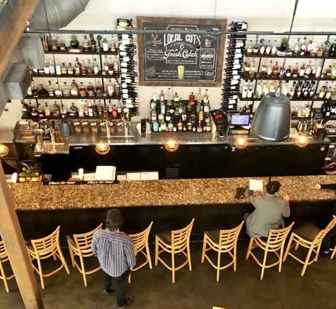 That well-stocked bar with craft beer taps means your steak dinner just got even better somehow.
