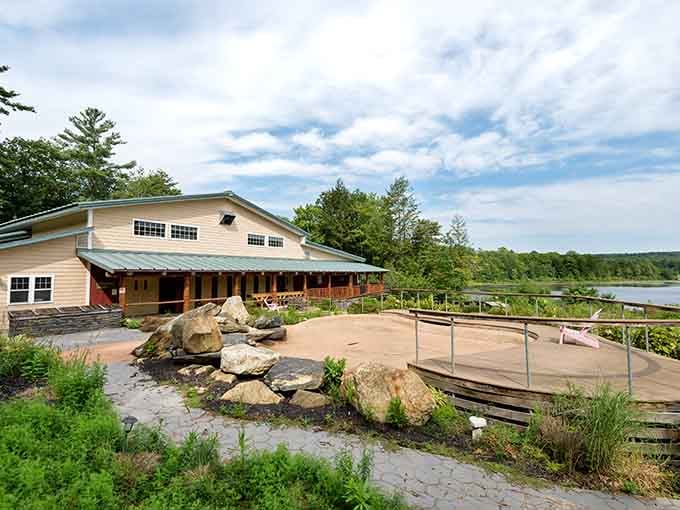 Camp Jewell YMCA sits right on the water, offering views so good they should probably charge extra just for looking.