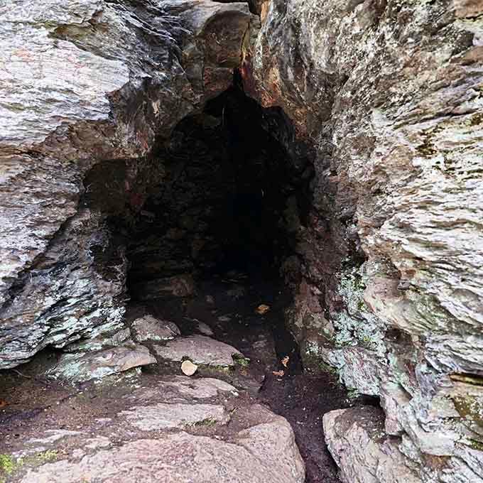 These mysterious potholes in the rock sparked legends about the devil himself dancing through here.