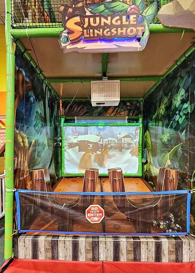 The Jungle Slingshot brings out the competitive spirit in kids who didn't even know they had one.