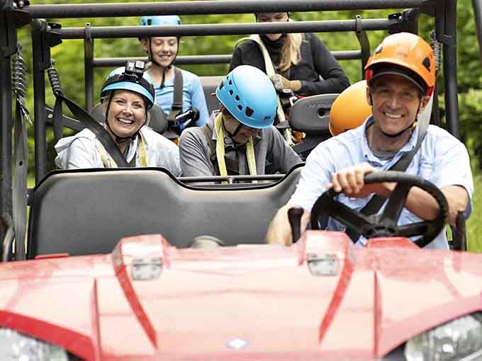 Even the ride between adventures comes with good company and better stories already forming in your head.