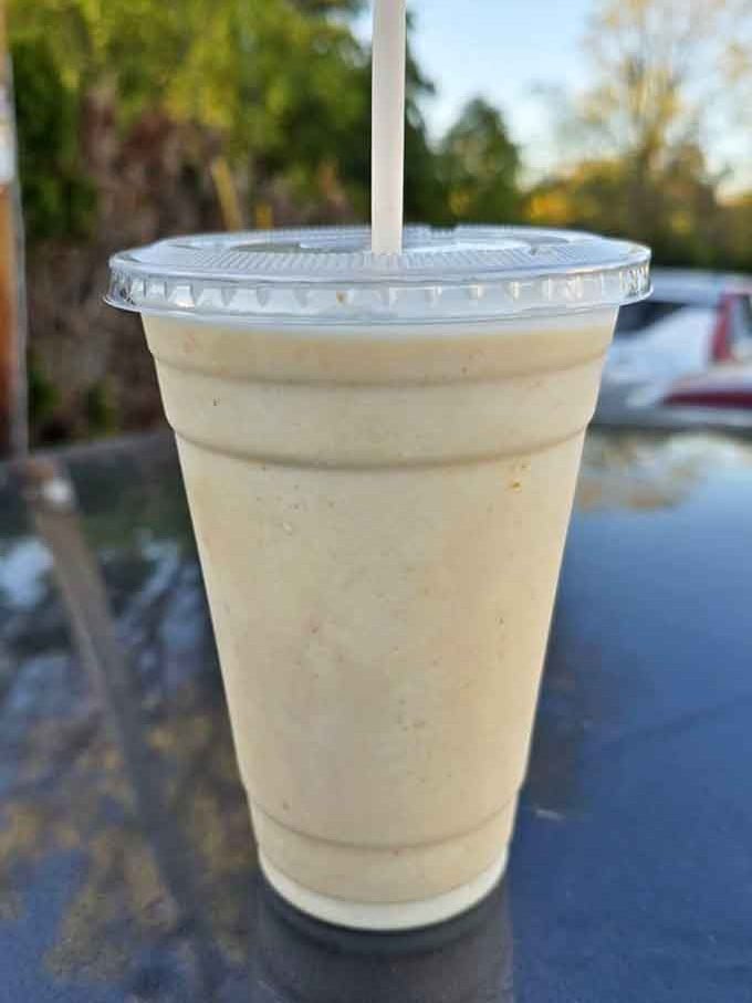 Thick, creamy, and golden, this pumpkin shake is autumn in a cup and worth every sip.