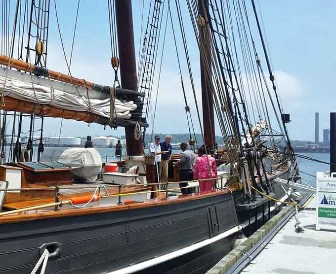 Visitors aboard the historic vessel discover maritime life wasn't quite as romantic as the movies suggest.