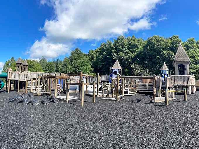 Henry Schuette Park's playground castle complex makes childhood dreams come true without the theme park prices.