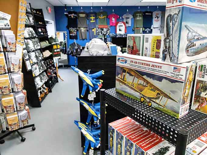 The gift shop is dangerous territory for anyone who loves aviation, model kits, and leaving with more than they planned.