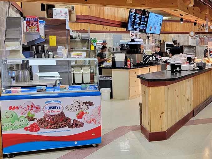 Hershey's ice cream at the ready. Because every great market meal deserves a proper finale.