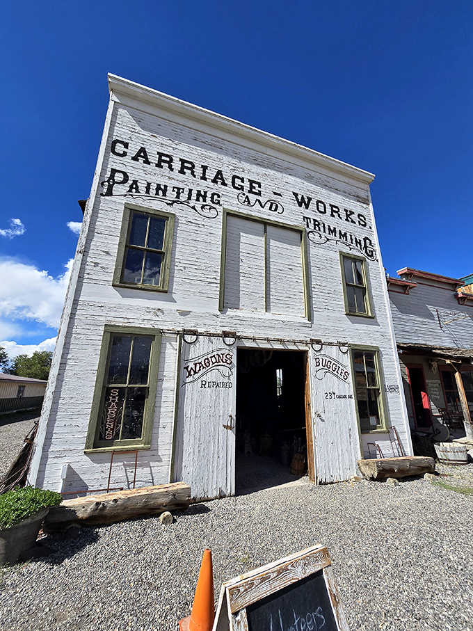 The Carriage Works building stands as testament to when "getting your vehicle serviced" meant visiting the local craftsman.