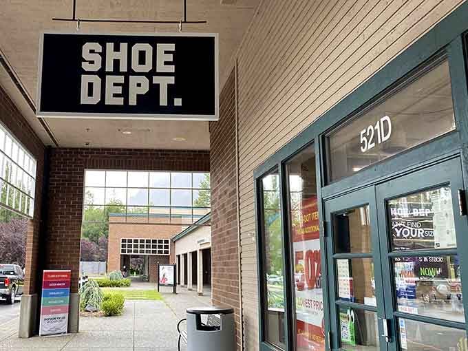 Shoe Dept. understands that footwear decisions require dedicated space and possibly emotional support from trained professionals nearby.