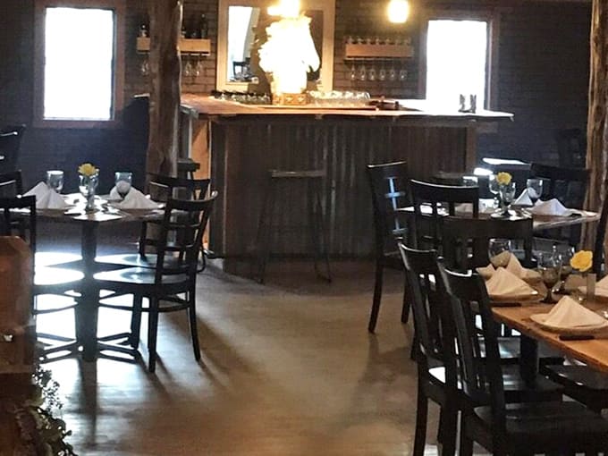 The dining room's rustic charm makes you feel like you've discovered Texas's best-kept culinary secret tonight.